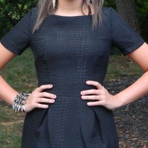 French Connection | Dresses | French Connection Lbd Wth Embossed Fabric ...